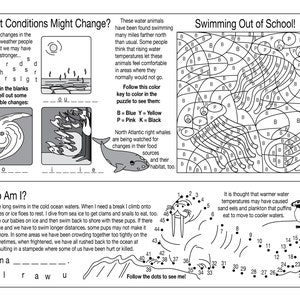 Studying Earth's Climate: Changing Climate, Animal Survival Printable ...