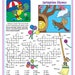 Get Ready for Spring - Printable Activity Puzzle Set and Rhyming ...