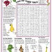 Nutrition and Exercise Printable Puzzles – Healthy Eating, Cooking ...