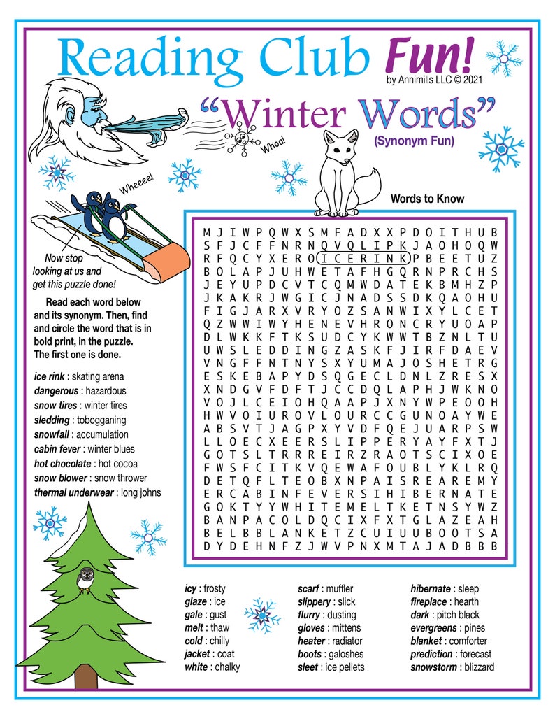 Synonyms for All Seasons – Vocabulary Bundle – Fall Winter Spring ...