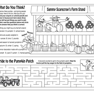 Pumpkin Patch Halloween Visiting the Farm (harvest Time Activities ...