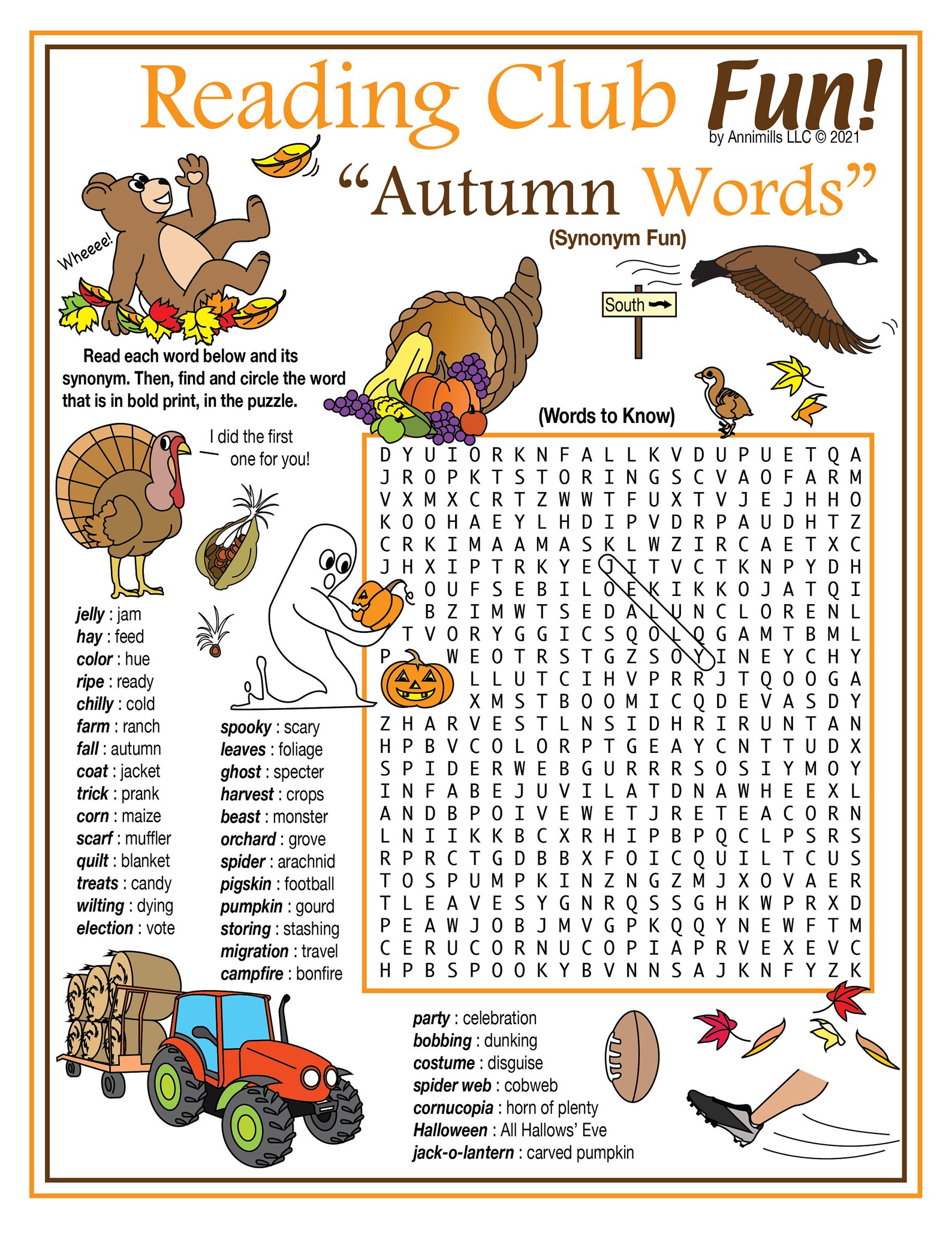 Synonyms for All Seasons – Vocabulary Bundle – Fall Winter Spring ...