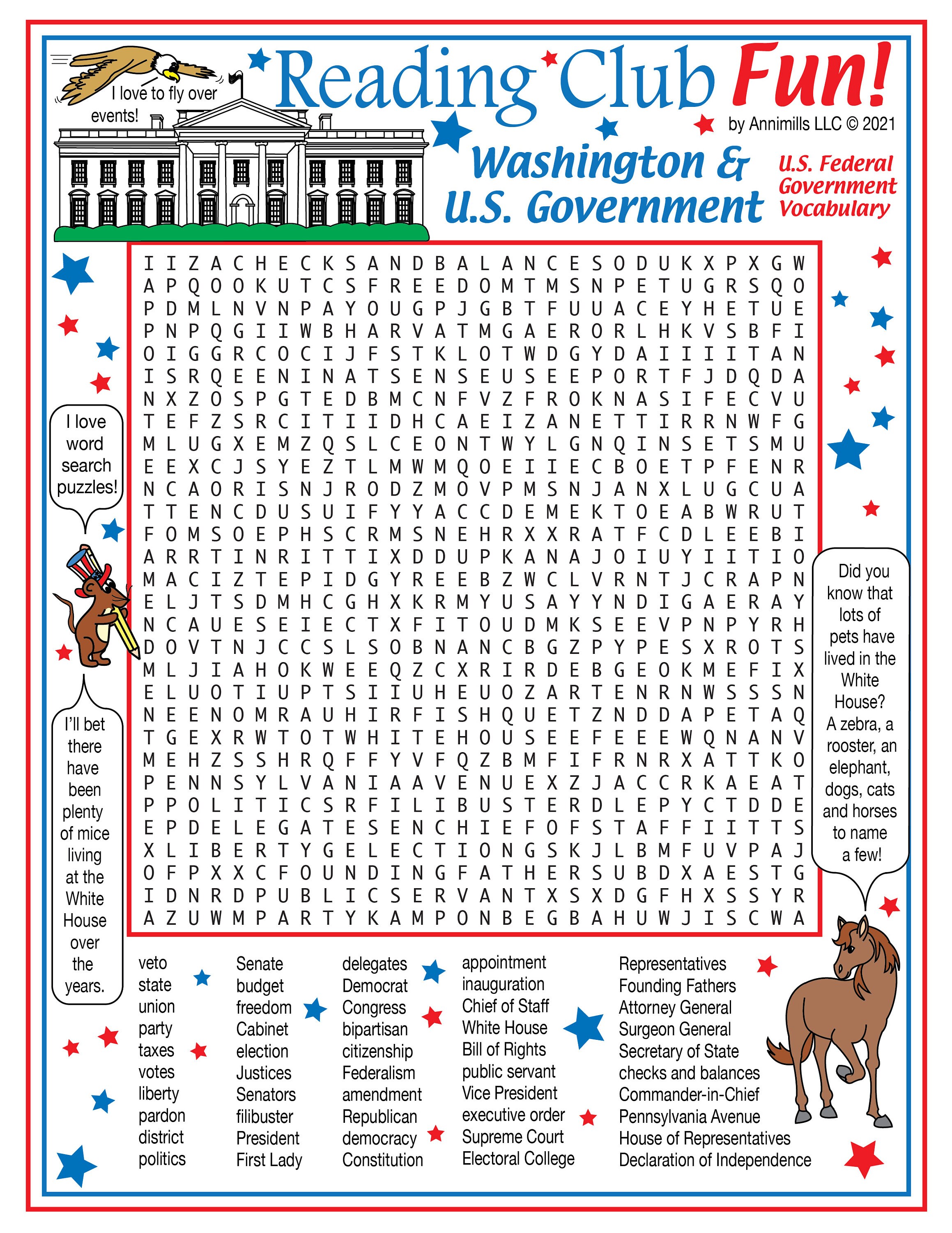 Presidents Day and First Ladies Activity Set, Word Searches and 2 FREE ...