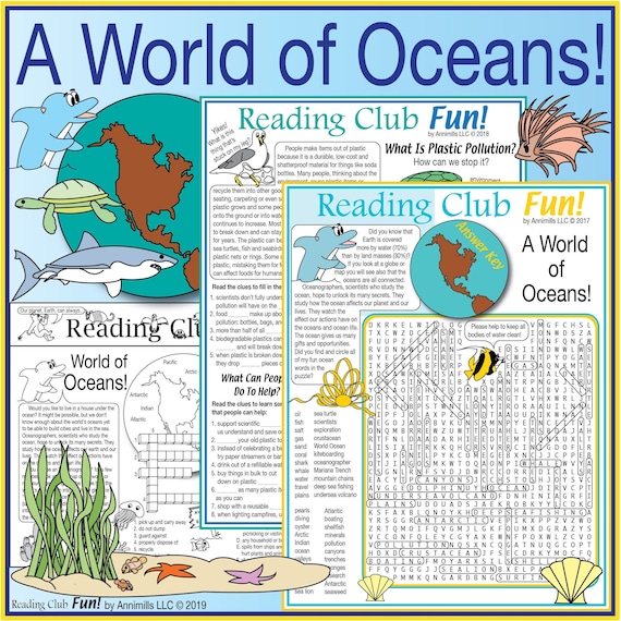 Plastic Pollution Word Search