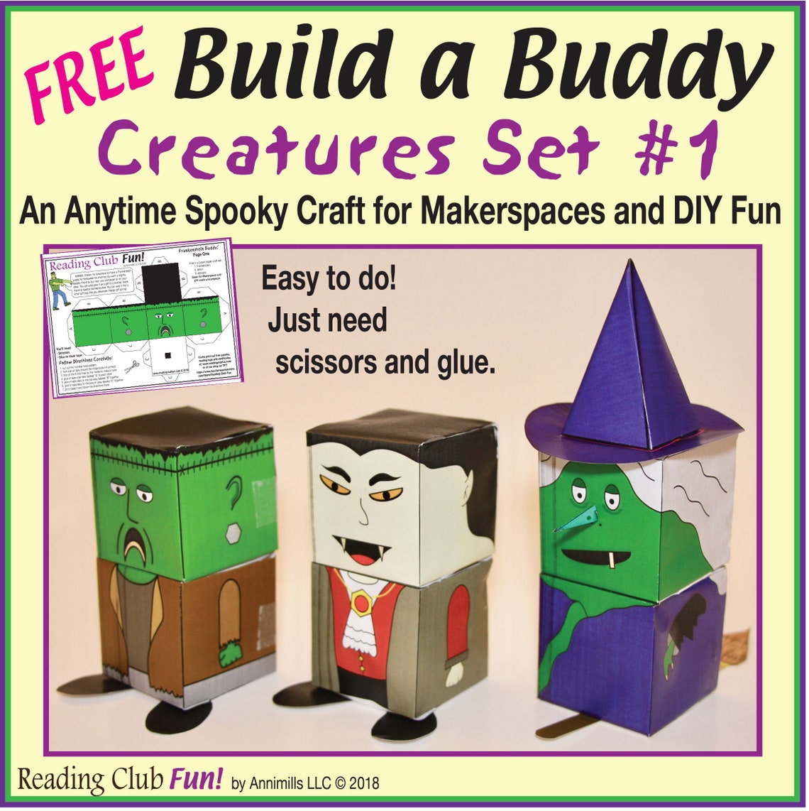 Halloween Activities Printable Bundle – Puzzles, Bingo, Crafts ...