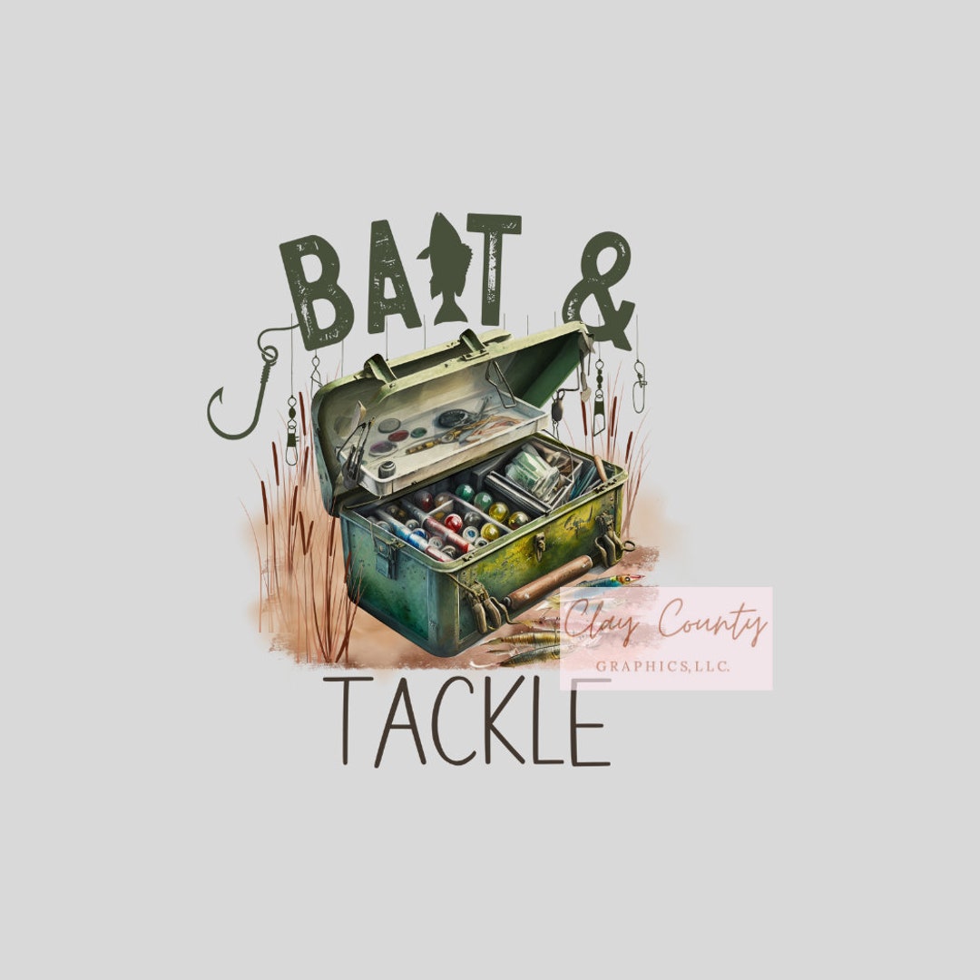 Bait & Tackle DTF Heat Transfer - Etsy