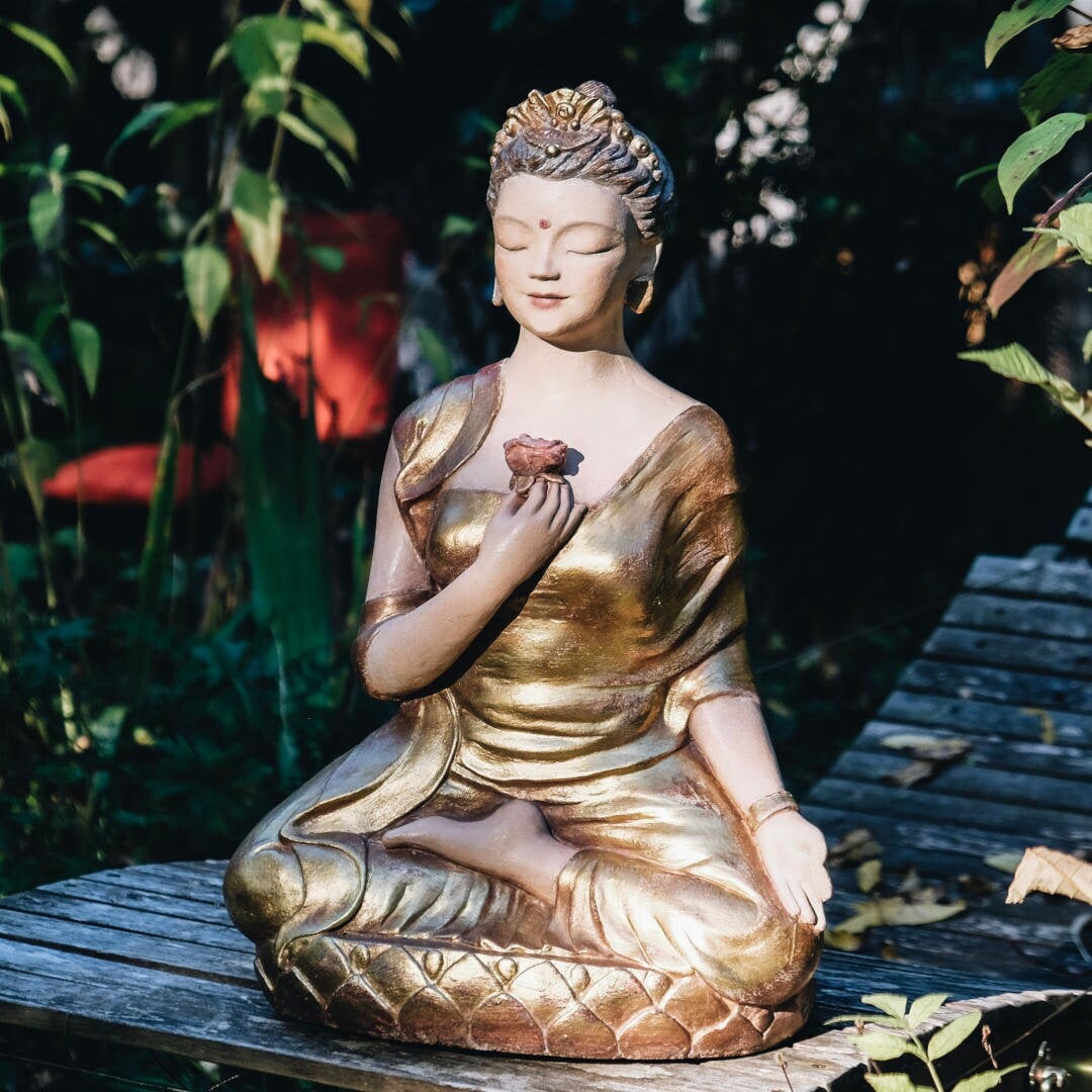 Tara Figure | Female Bodhisattva Statue | Handcrafted in Small Series ...