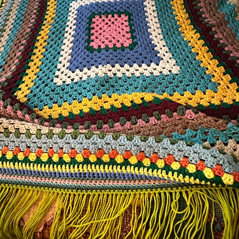 Multi Colored Throw - Etsy