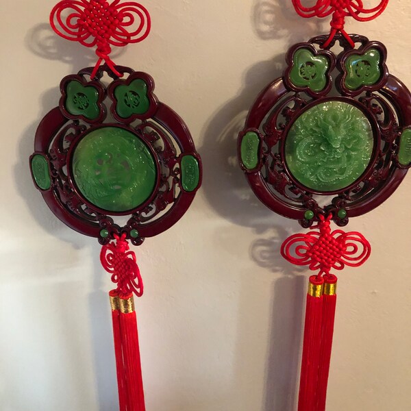 Red Resin Chinese Dragon - Etsy