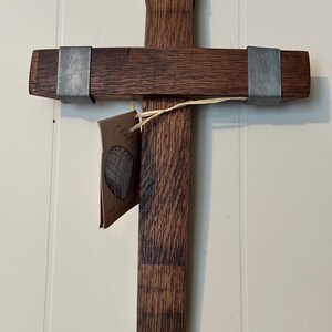 Wine Barrel Stave Cross, Crafted From Reclaimed Oak Wine Barrels ...