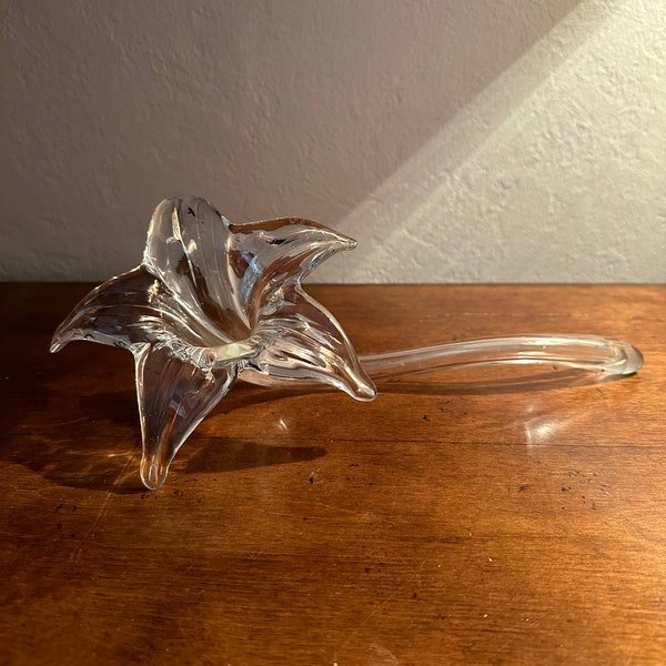 Blown Glass Flowers With Stems - Etsy