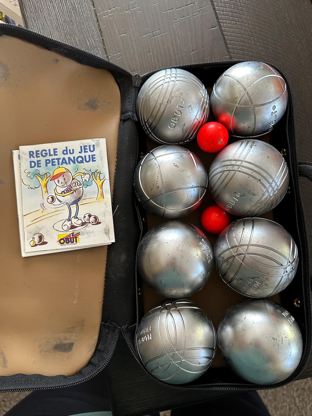 Vintage JB Petanque 8 Ball Boules Set Made France. Brand Obut. - Etsy
