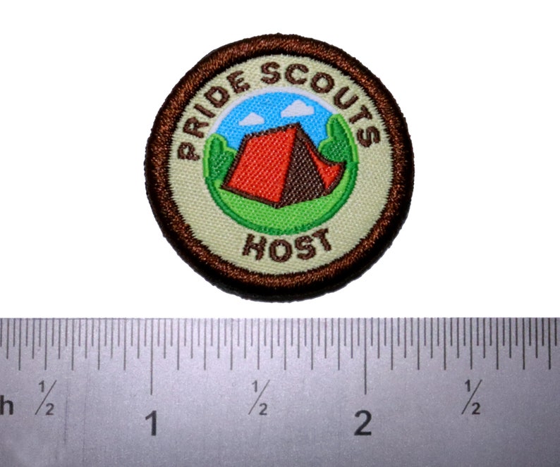 Pride Scouts Queer Merit Badge Host Badge LGBTQ Sexual Awareness Badge ...