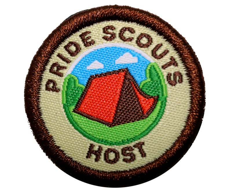 Pride Scouts Queer Merit Badge Host Badge LGBTQ Sexual Awareness Badge ...