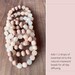 The Kayla Bracelet Natural Pink Aventurine & Rosewood Beaded - Etsy