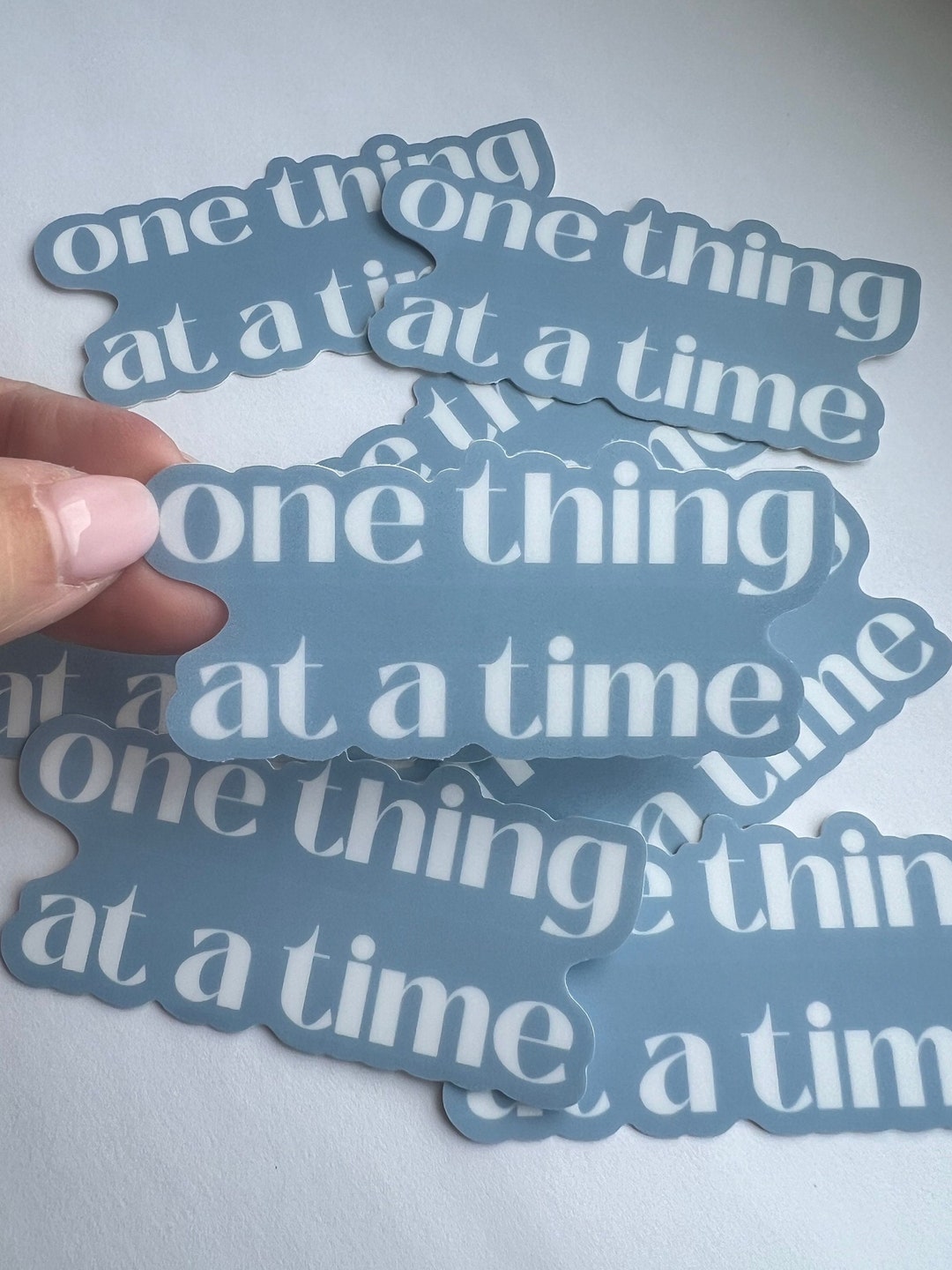 One Thing at a Time Sticker - Etsy