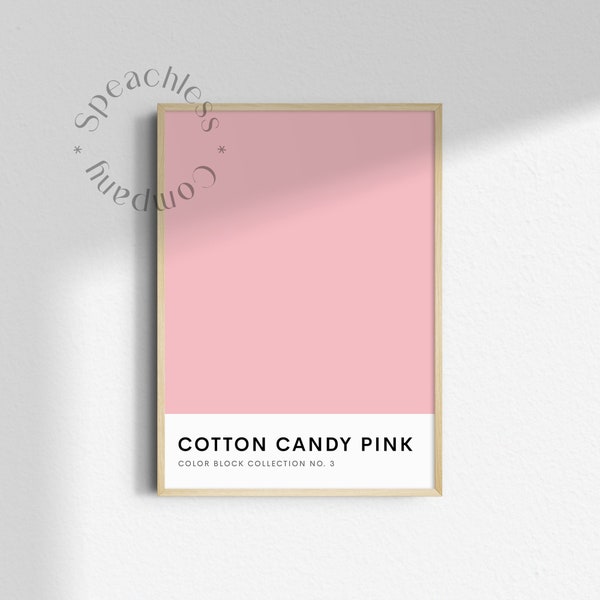 Pink Color Block - Etsy