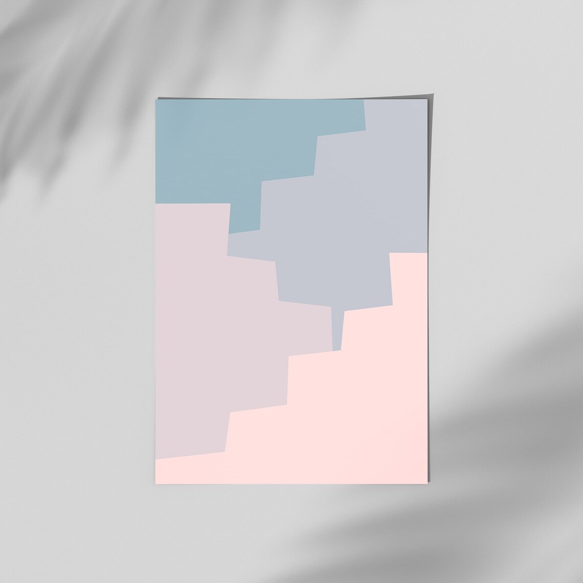 Pastel Pink Wall Art Pink Abstract Wall Art Digital Download | Etsy