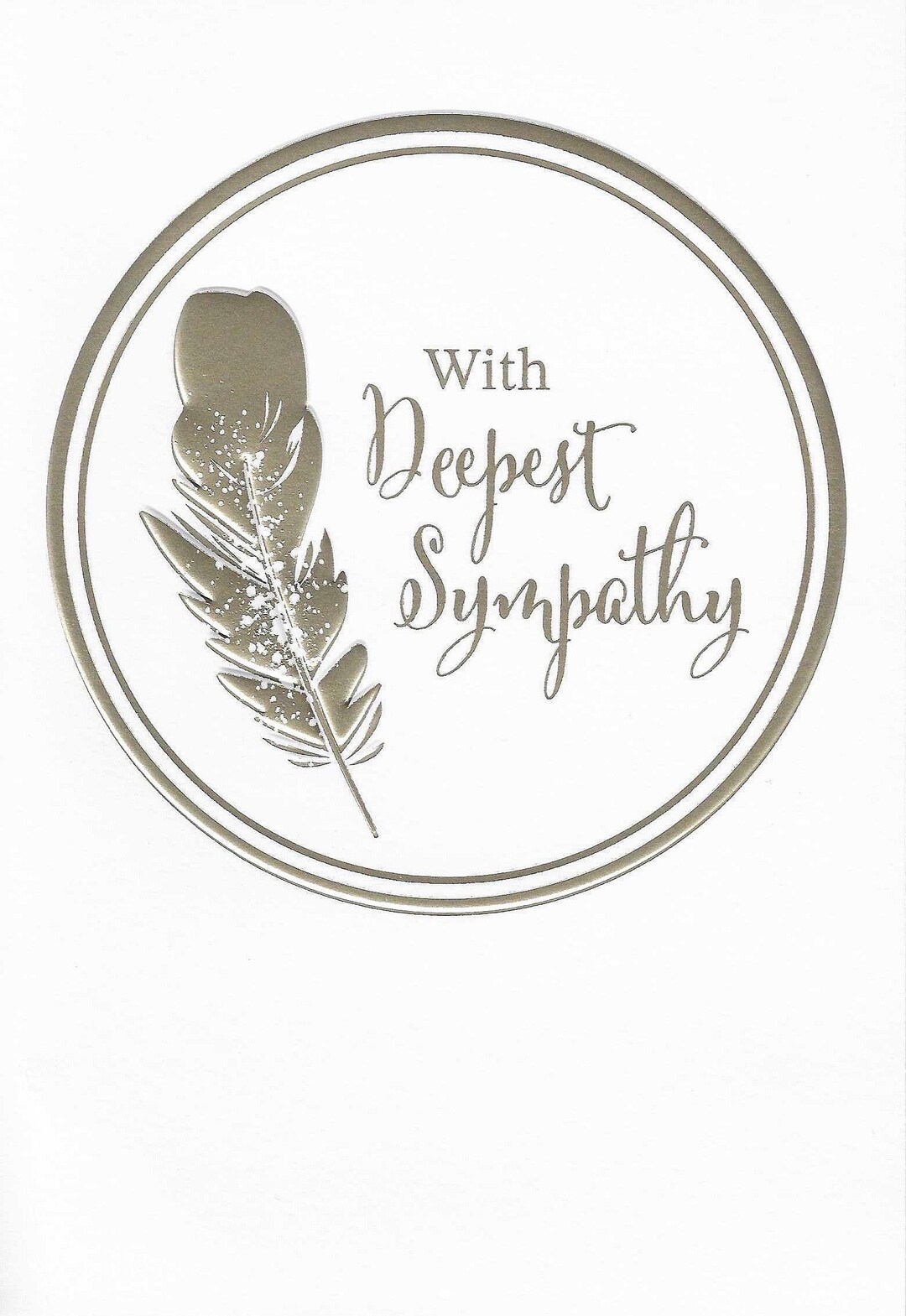 With Deepest Sympathy | Sympathy Card - Etsy