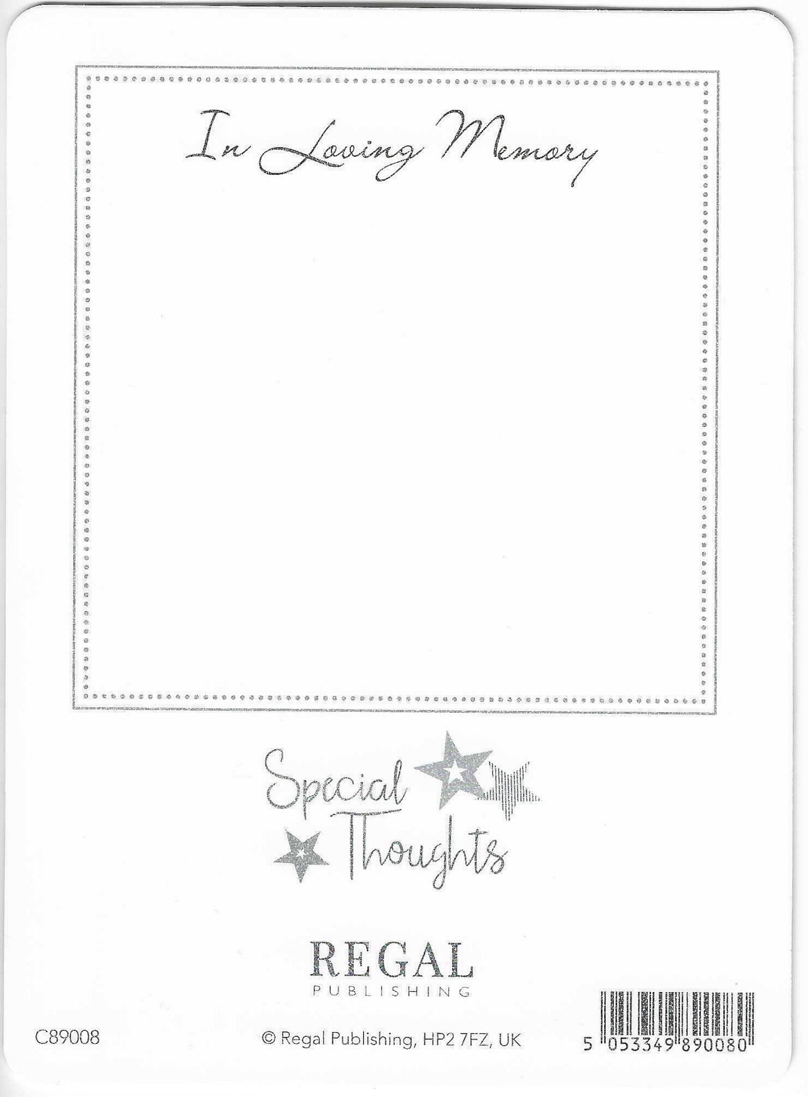 Grave Memorial Card, in Loving Memory Missing You so Much - Etsy