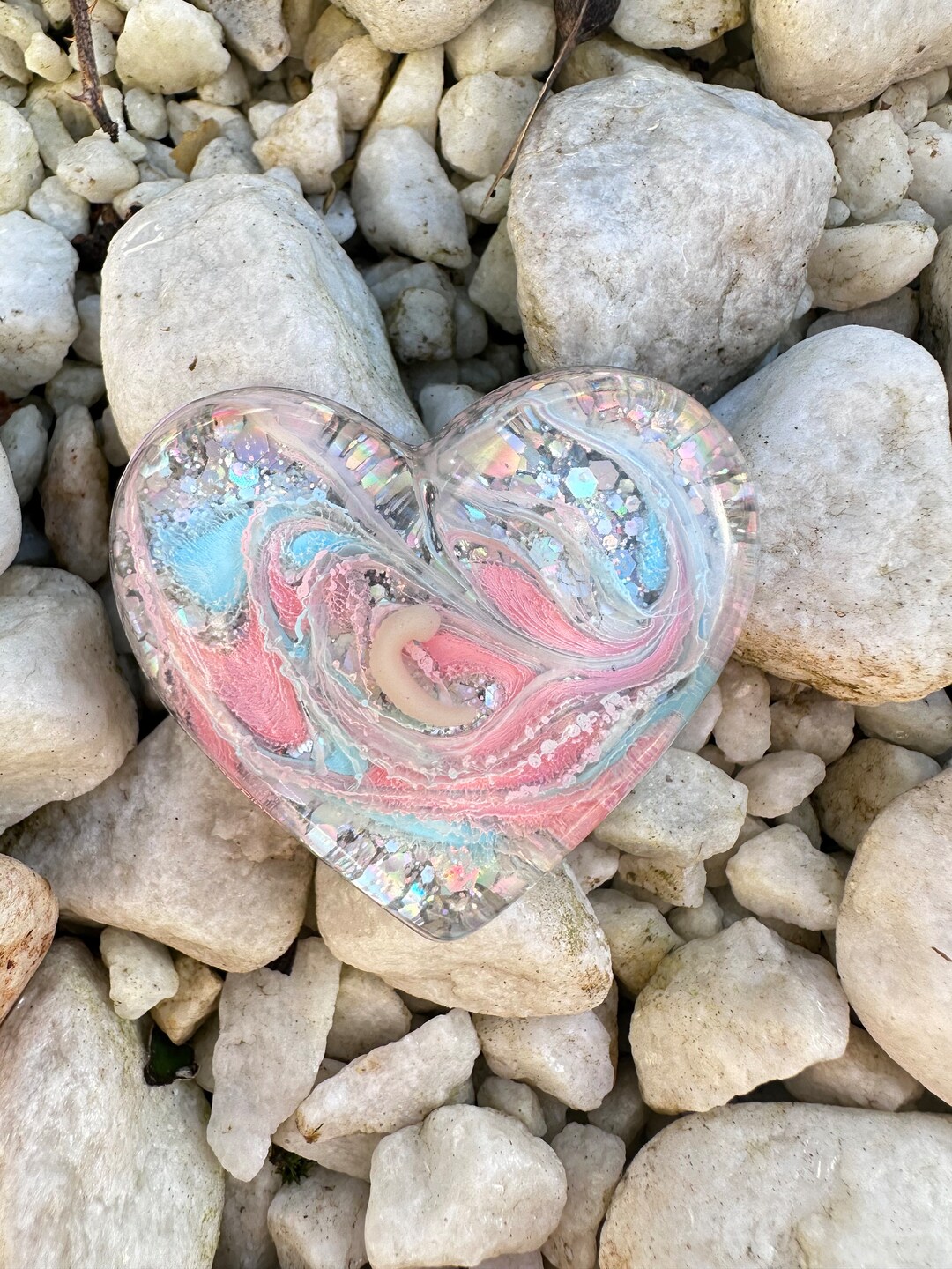 3D Resin Heart 4-5 Week Fetus Baby Loss Keepsake - Etsy