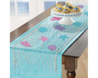 Party Table Runner Mermaid Birthday Decorations, Mermaid Baby Shower ...