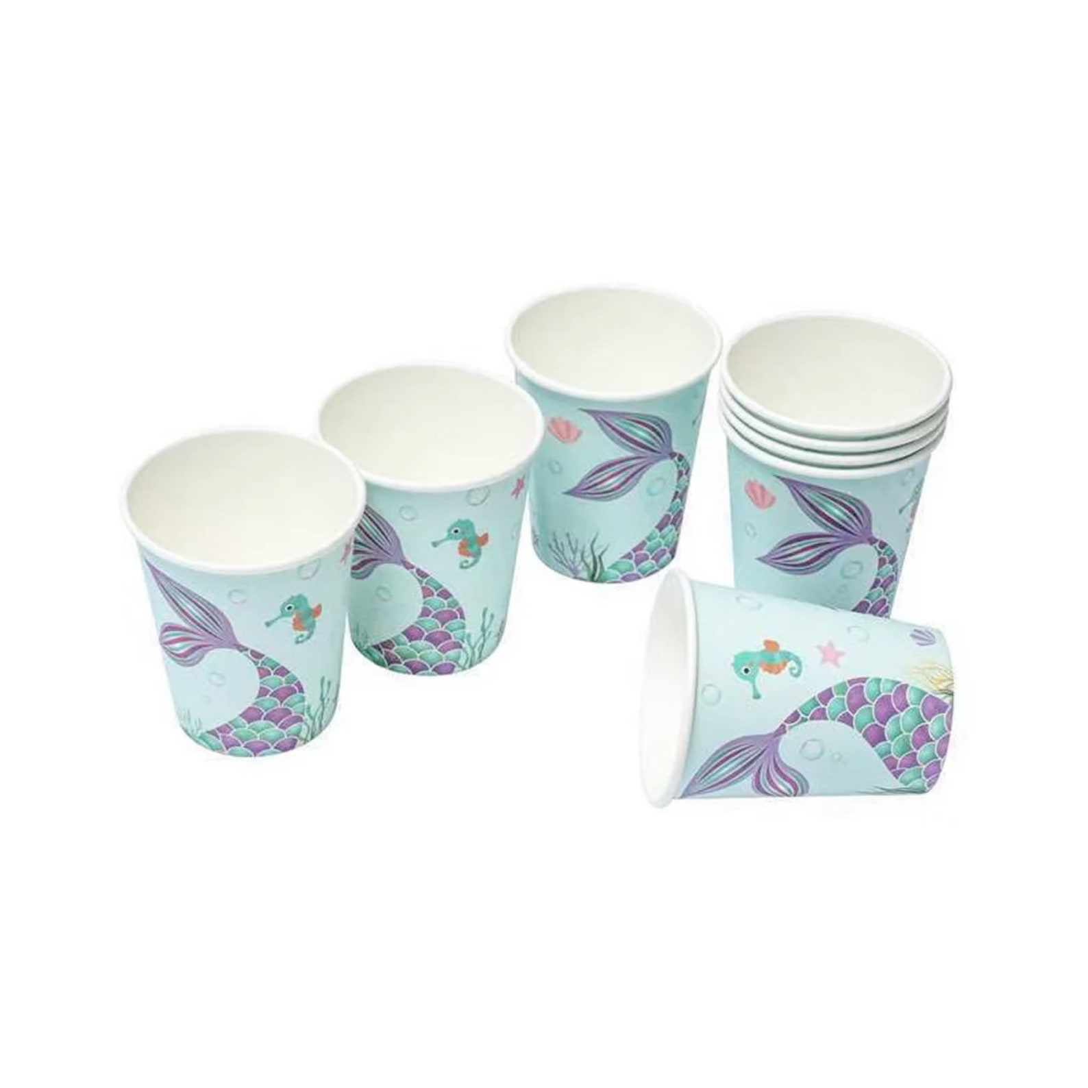 Mermaid Tail Party Cups Mermaid Decorations, Mermaid Party, Party ...