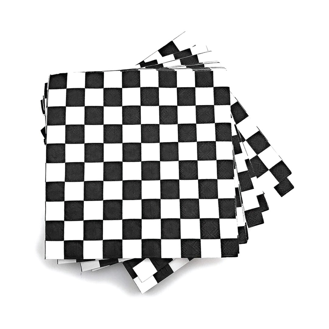 Checkered Race Car Napkins Racing Napkins, Racing Birthday Party ...