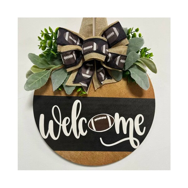 Football Door Sign - Etsy