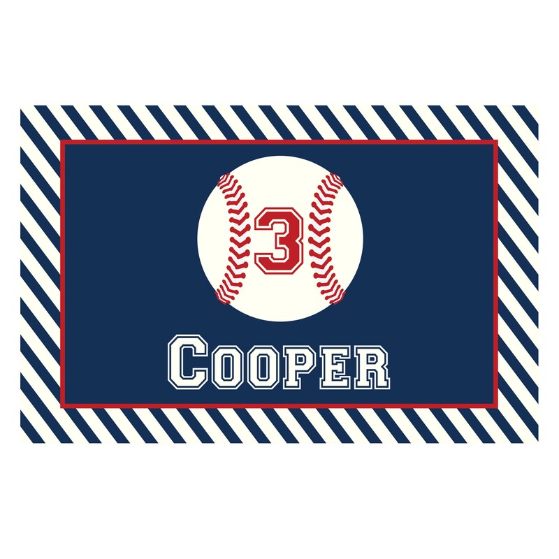 Baseball Placemats - Etsy