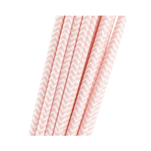 Light Pink Straws - Etsy