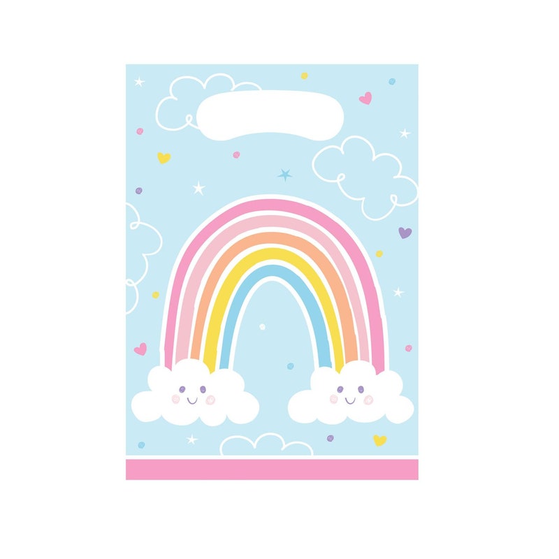 Rainbow Favor Bags - Etsy