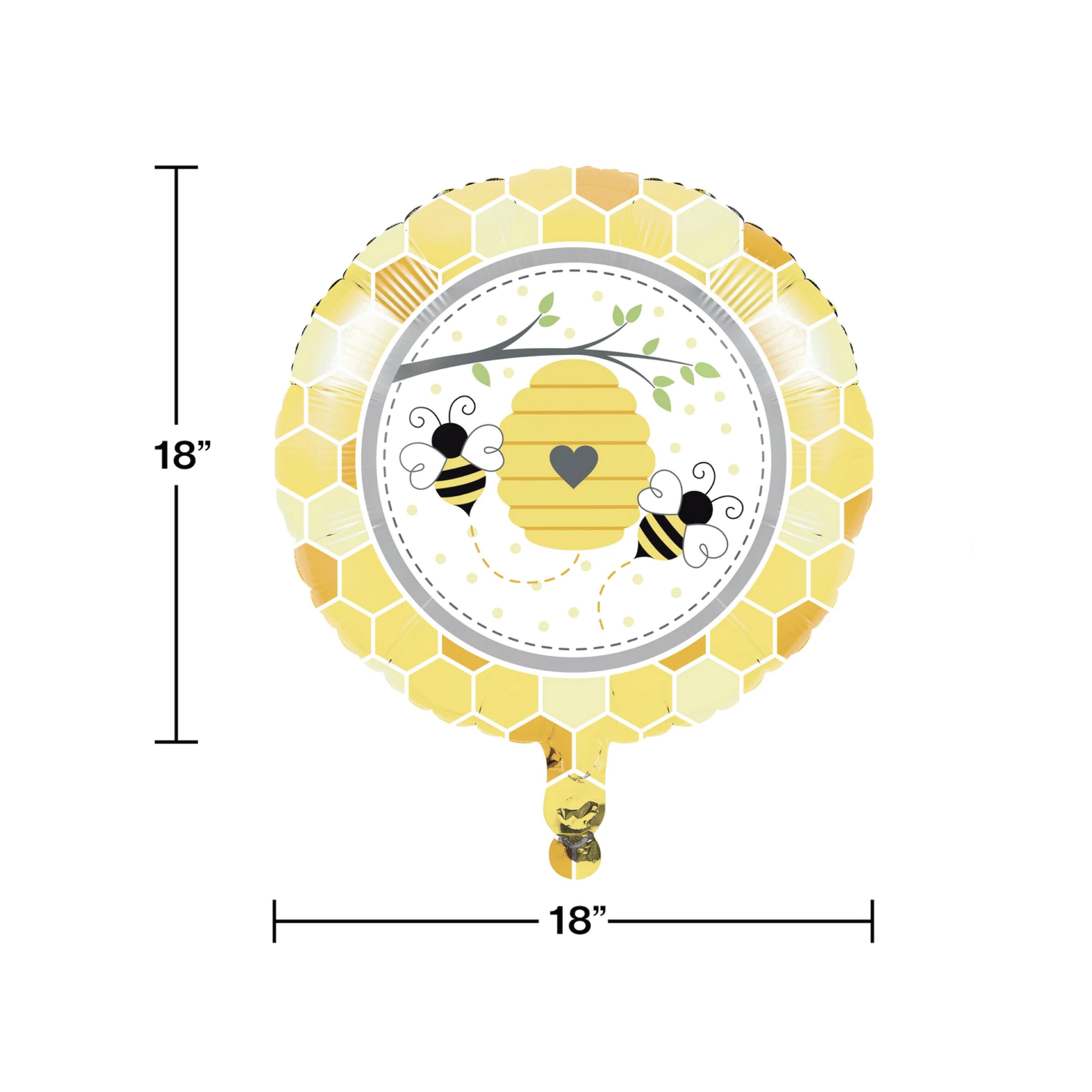 Bumble Bee Balloon, What Will It Bee, Bee Party, Bee Baby Shower ...