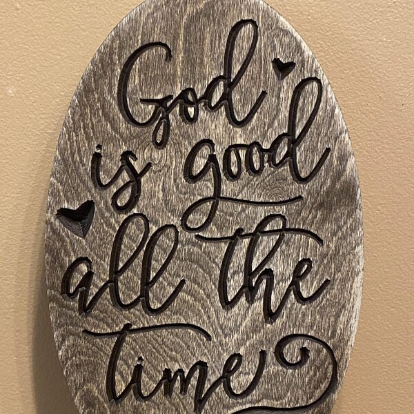 God is Good Sign - Etsy
