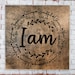 I Am Bible Verse Wood Sign Christian Scripture Wall Art - Etsy