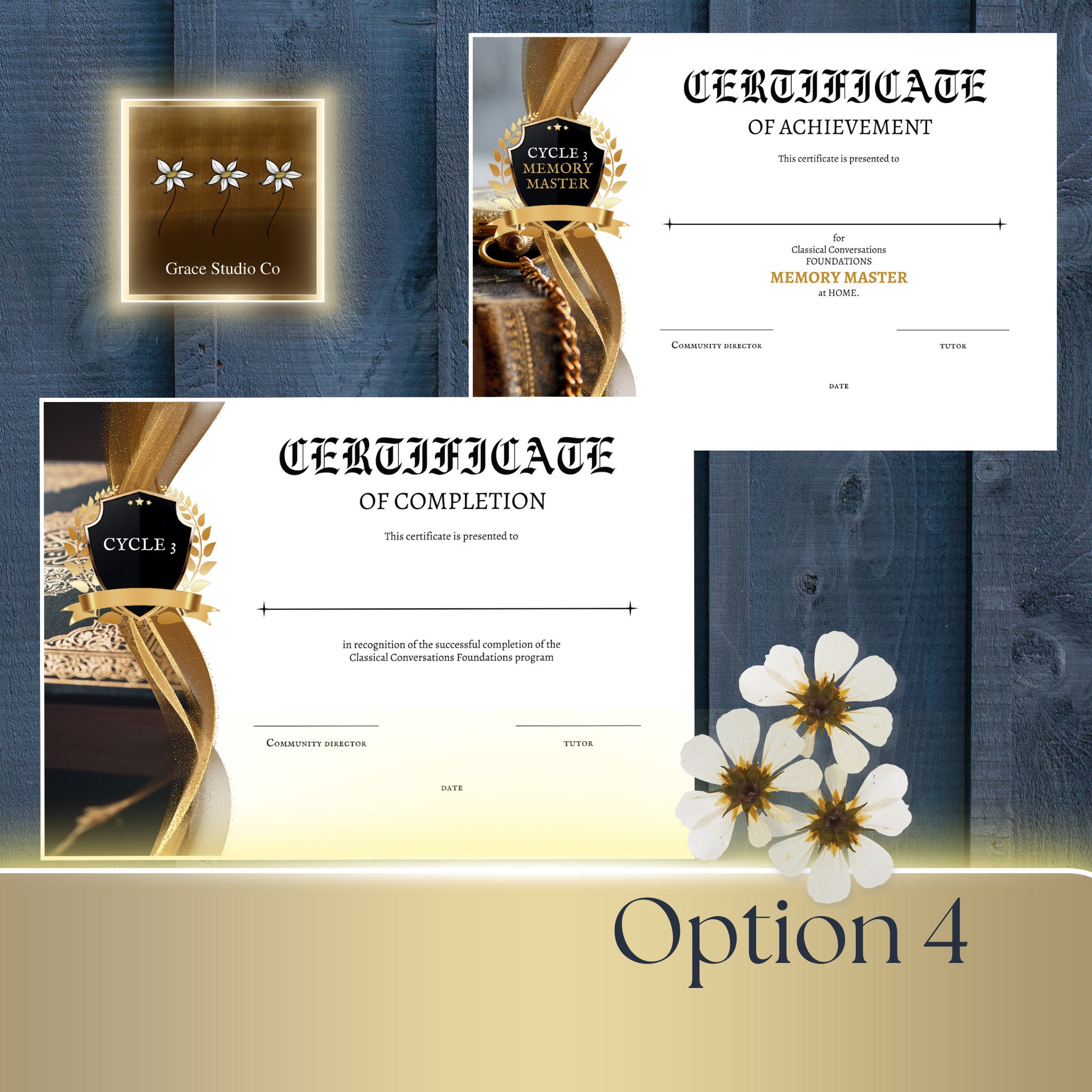 Foundations & MEMORY MASTER Certificates Cycle 3 no Specific Memory ...