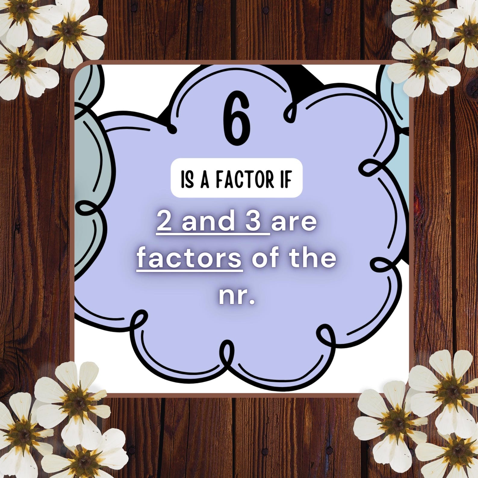 Math Factor Cheat Sheet PRINTABLE Pdf - Etsy