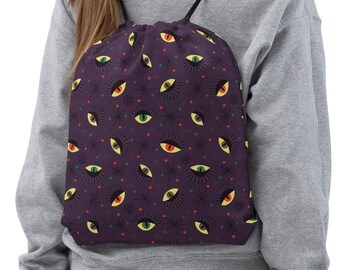 Backpack With Eyes - Etsy
