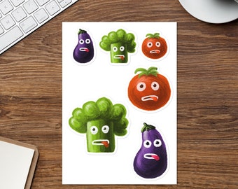 Funny Tomato Sticker - Etsy