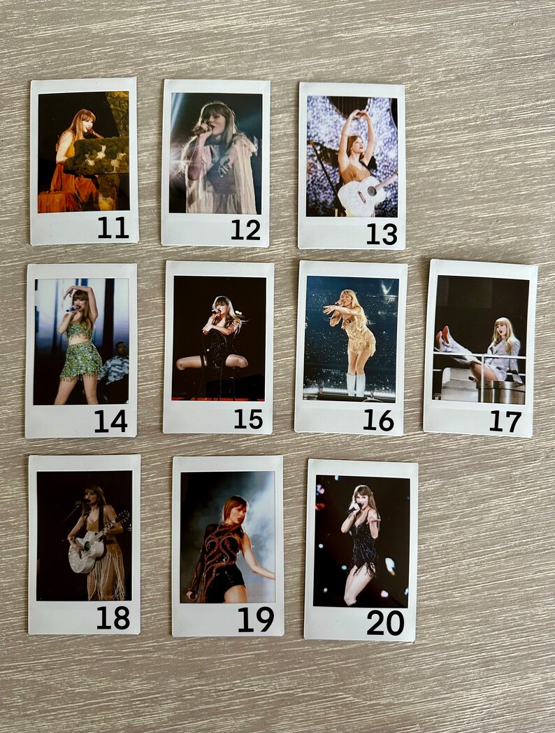 Taylor Swift Eras Tour Polaroids - Etsy UK