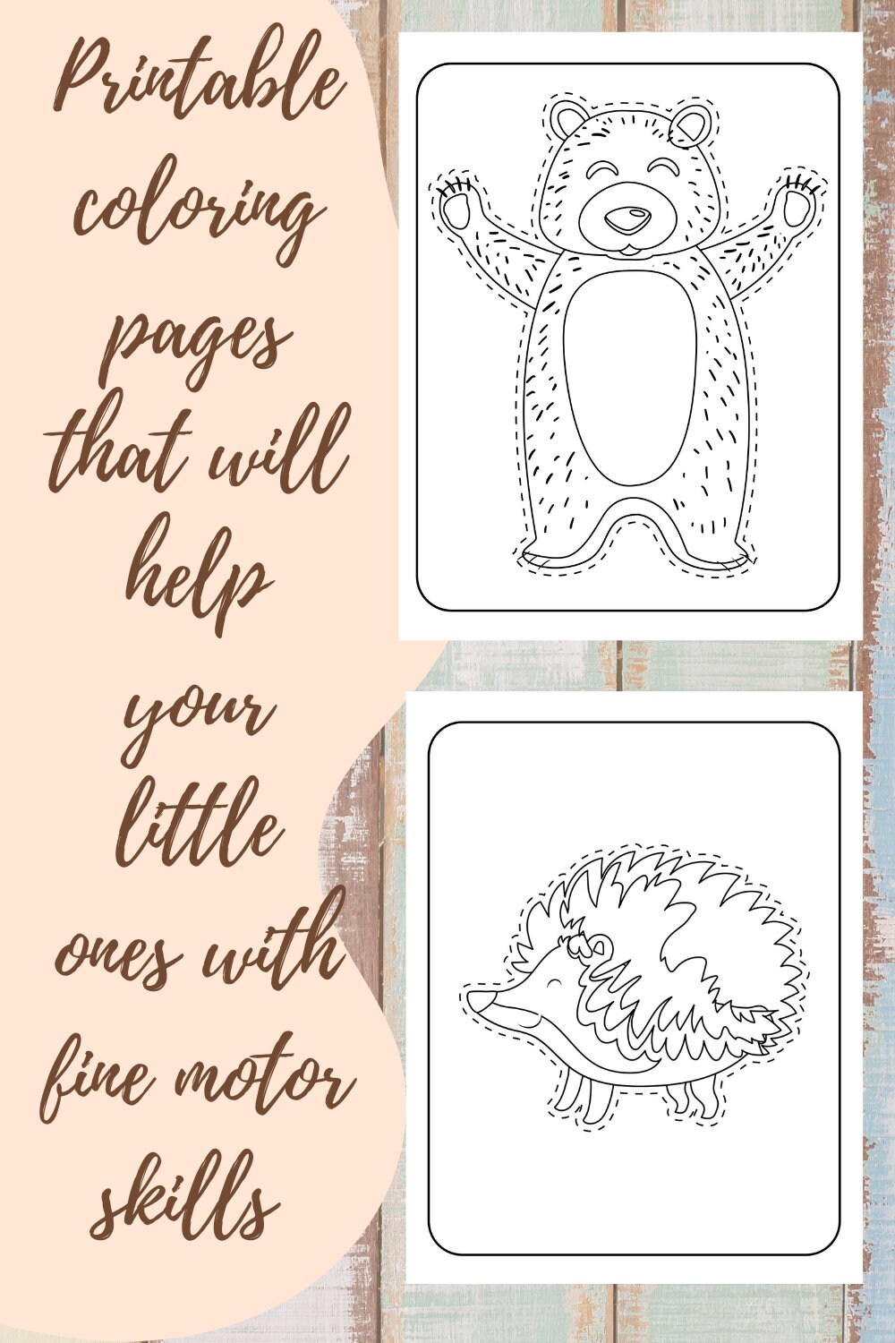 Coloring Pages for Kids Scissor Skills Printable Art Download 20 Pages ...