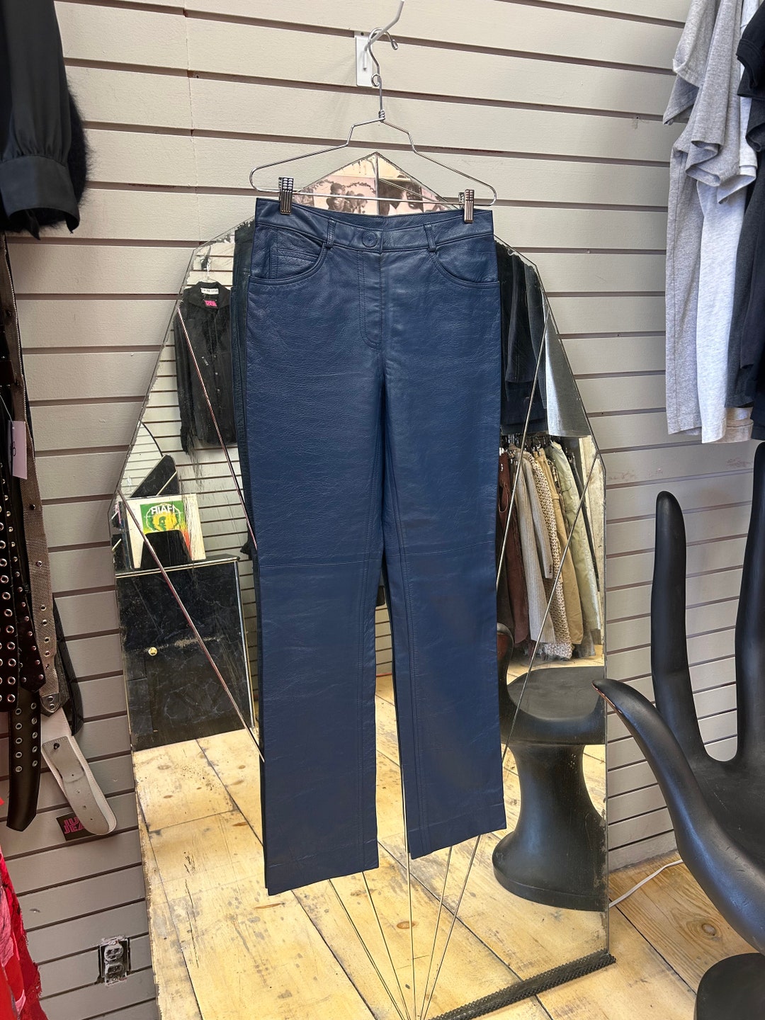 Vintage Marc Jacobs Lamb Skin Pants - Etsy Canada
