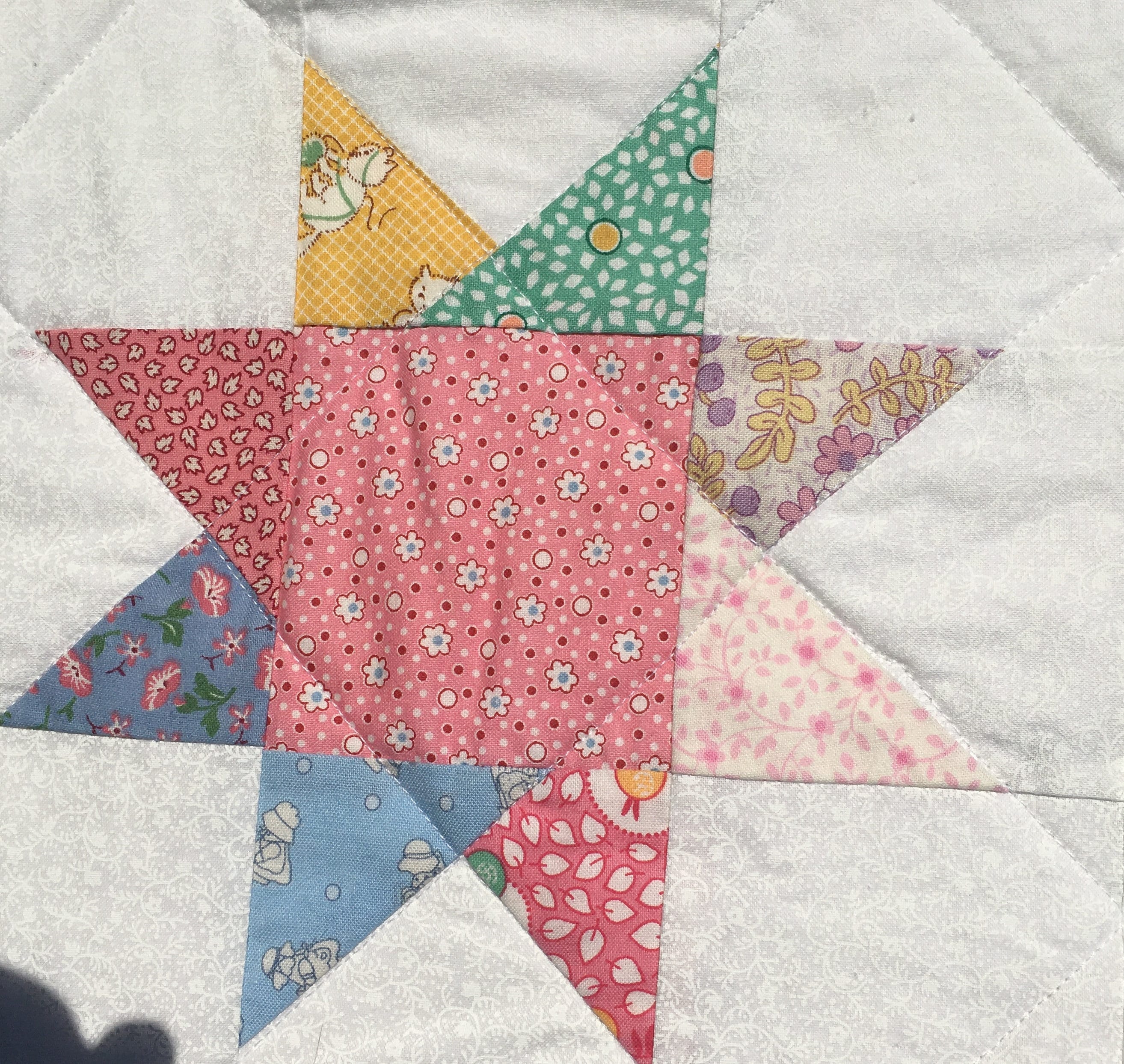 Retro Spring Star Quilt - Etsy