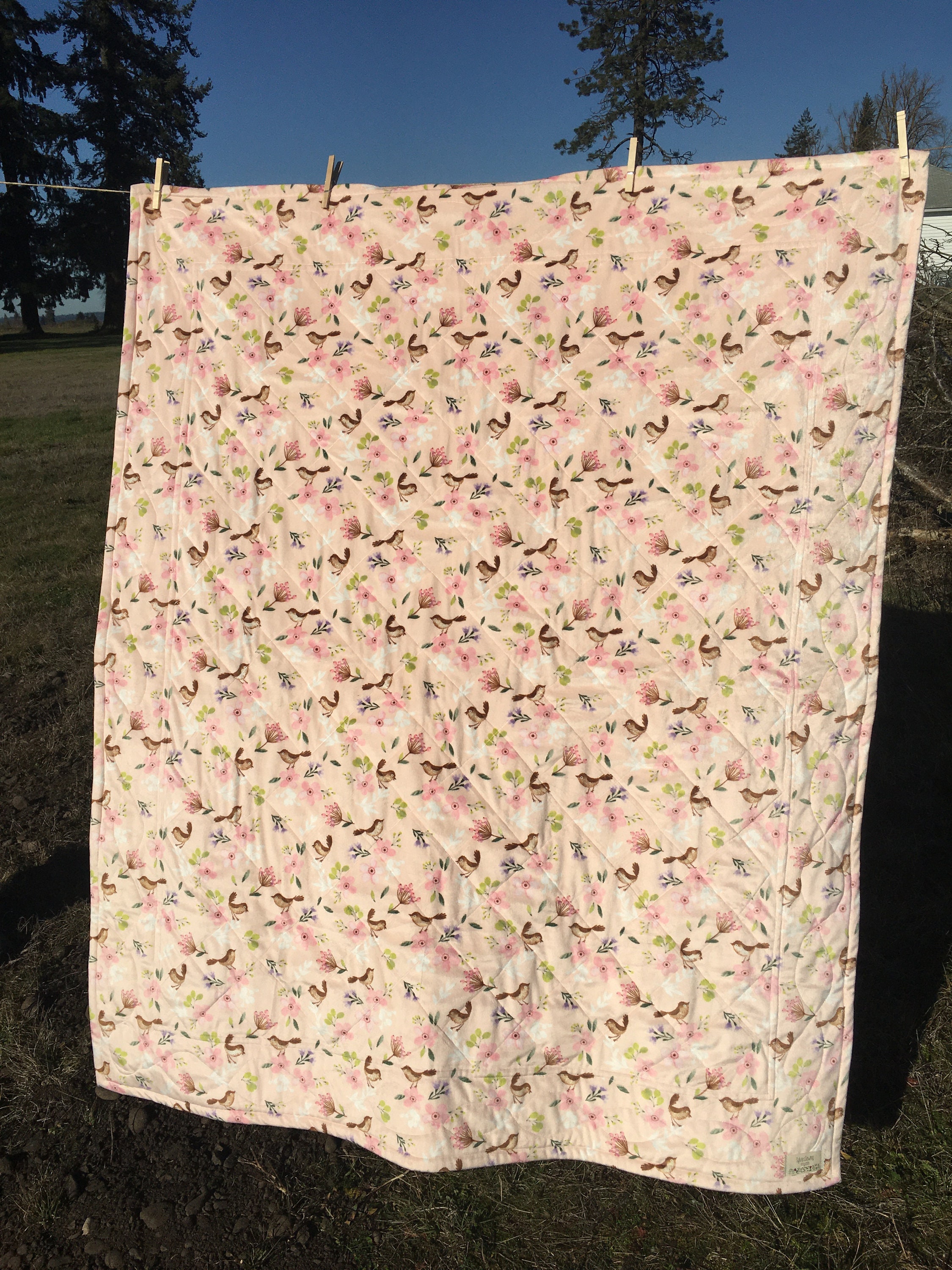 Retro Spring Star Quilt - Etsy