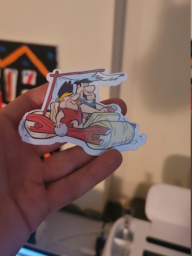 Flintstones Stickers. Cartoon Sticker Pack. Vinyl | Etsy