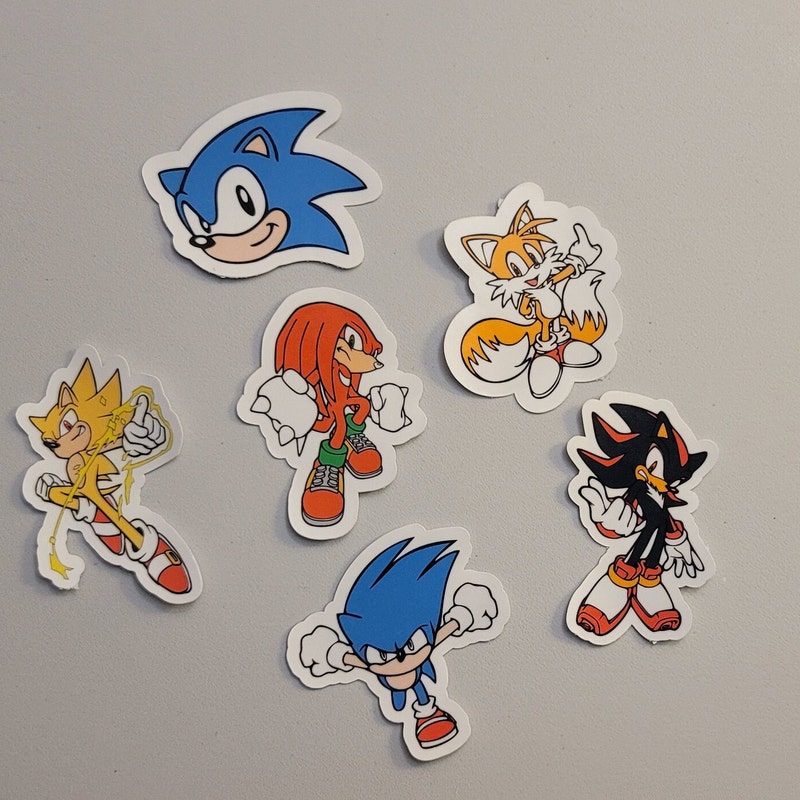 Sonic the Hedgehog Stickers - Etsy