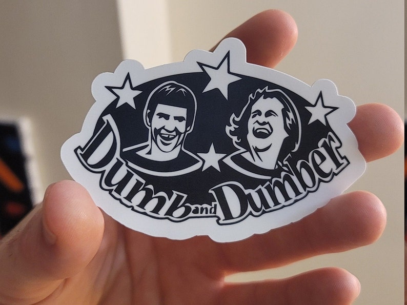 Dumb and Dumber Stickers. 5 Pack of Vinyl Decals - Etsy