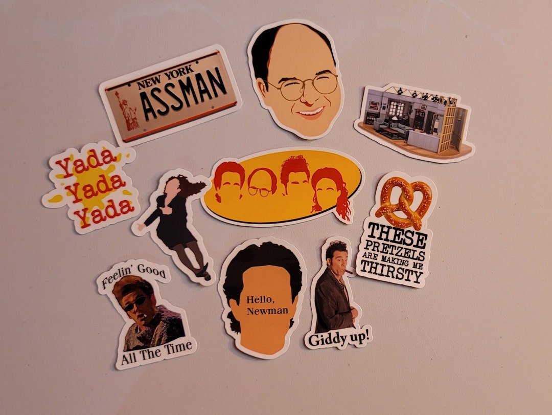 Seinfeld Stickers. 10 Pack of Stickers, Vinyl, Long Lasting. - Etsy