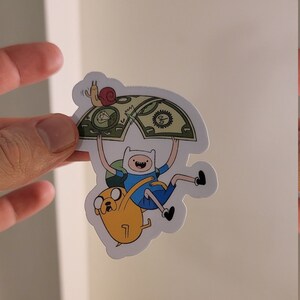 Adventure Time Stickers. 12 Pack. Vinyl, Long Lasting. - Etsy