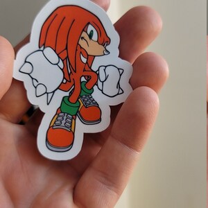 Sonic the Hedgehog Stickers. 6 Pack of Vinyl Decals - Etsy